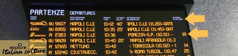 How to travel by train in Italy.